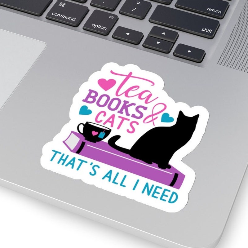 Cats Books and Tea - Etsy