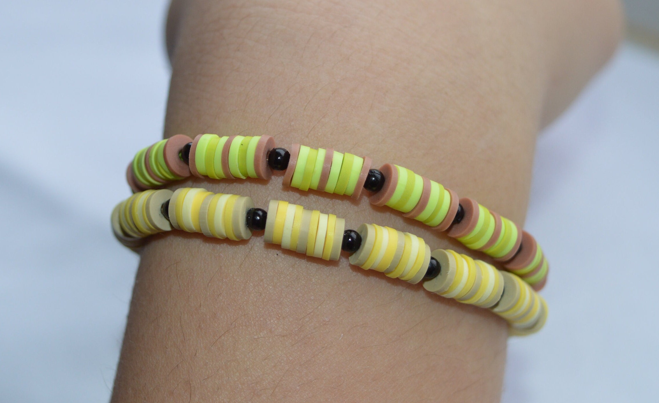 Clay Bead Aesthetic Bracelets - Etsy