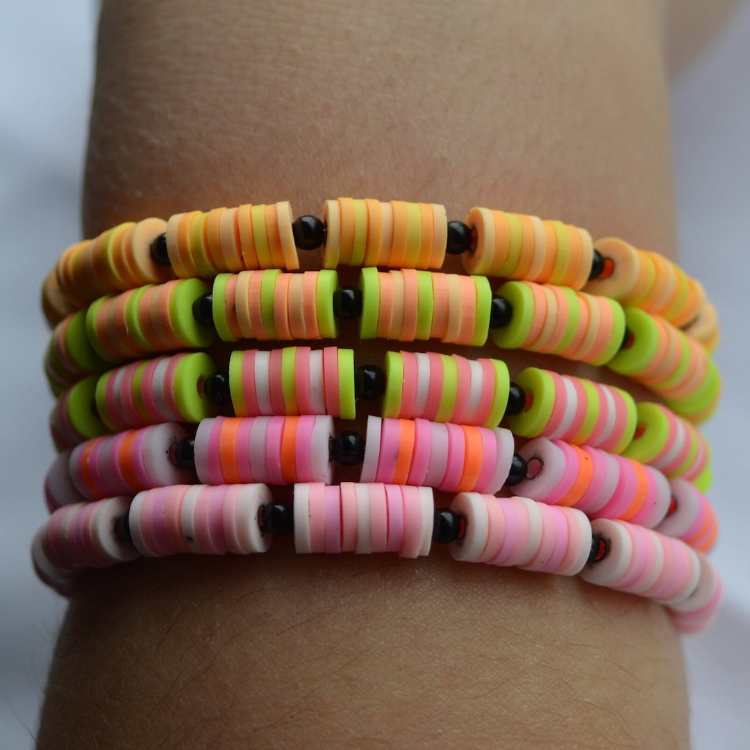 Clay Bead Aesthetic Bracelets - Etsy