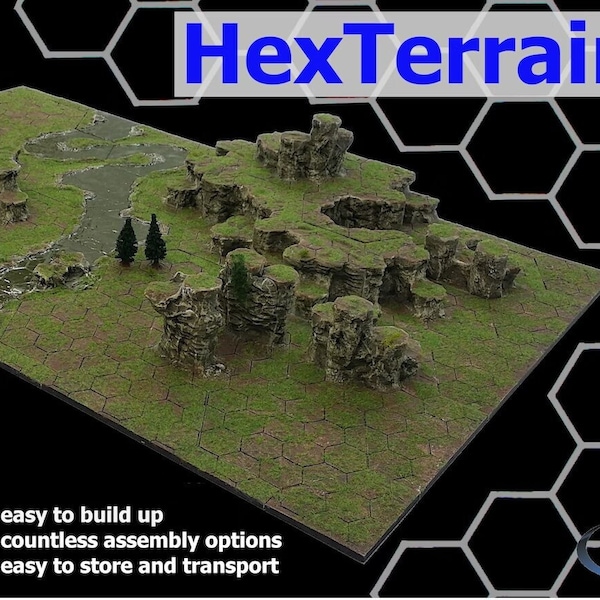 Hex Terrain Modular - Etsy