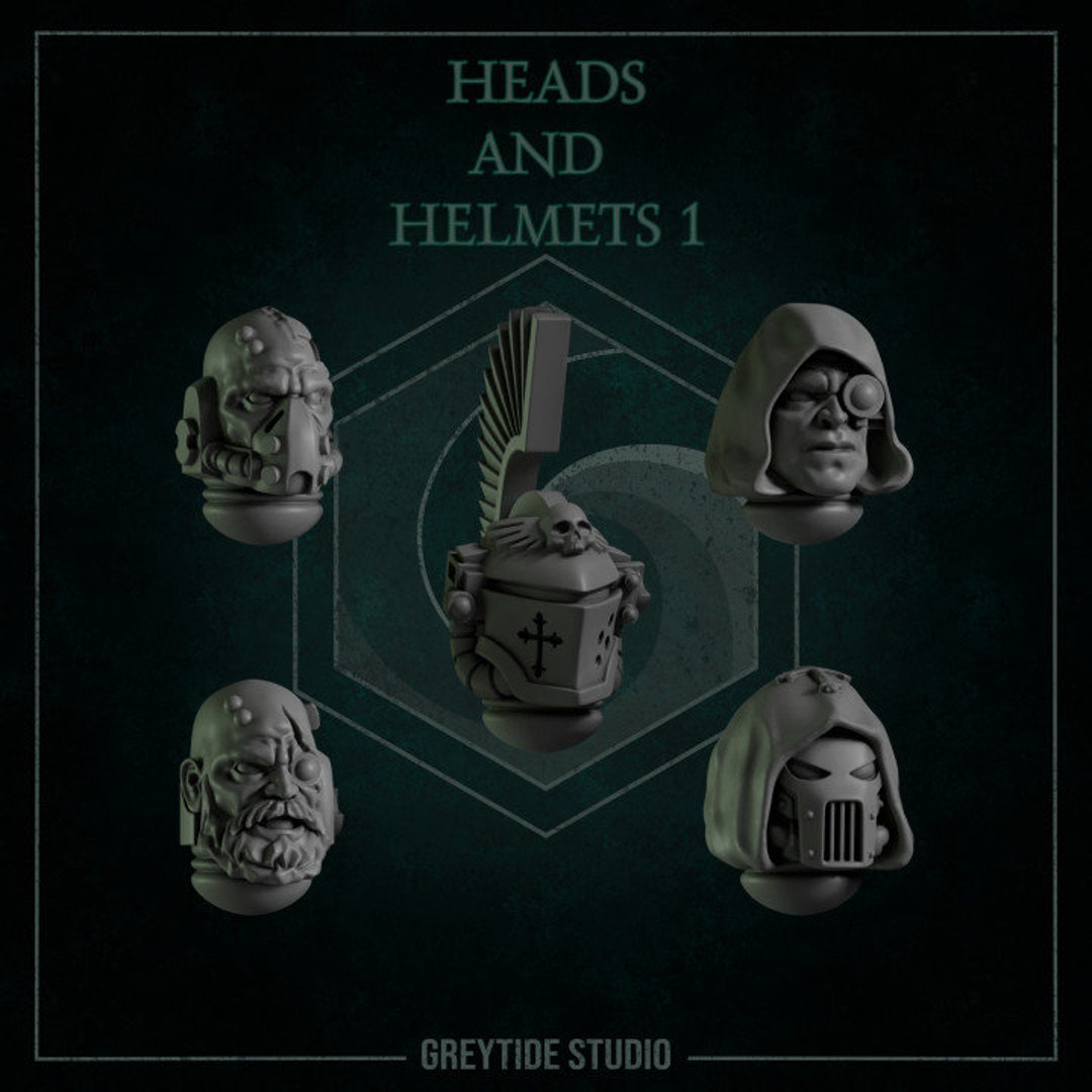 Heads and Helmets Conversion Kits Part 1 | Eternal Pilgrims | Greytide ...