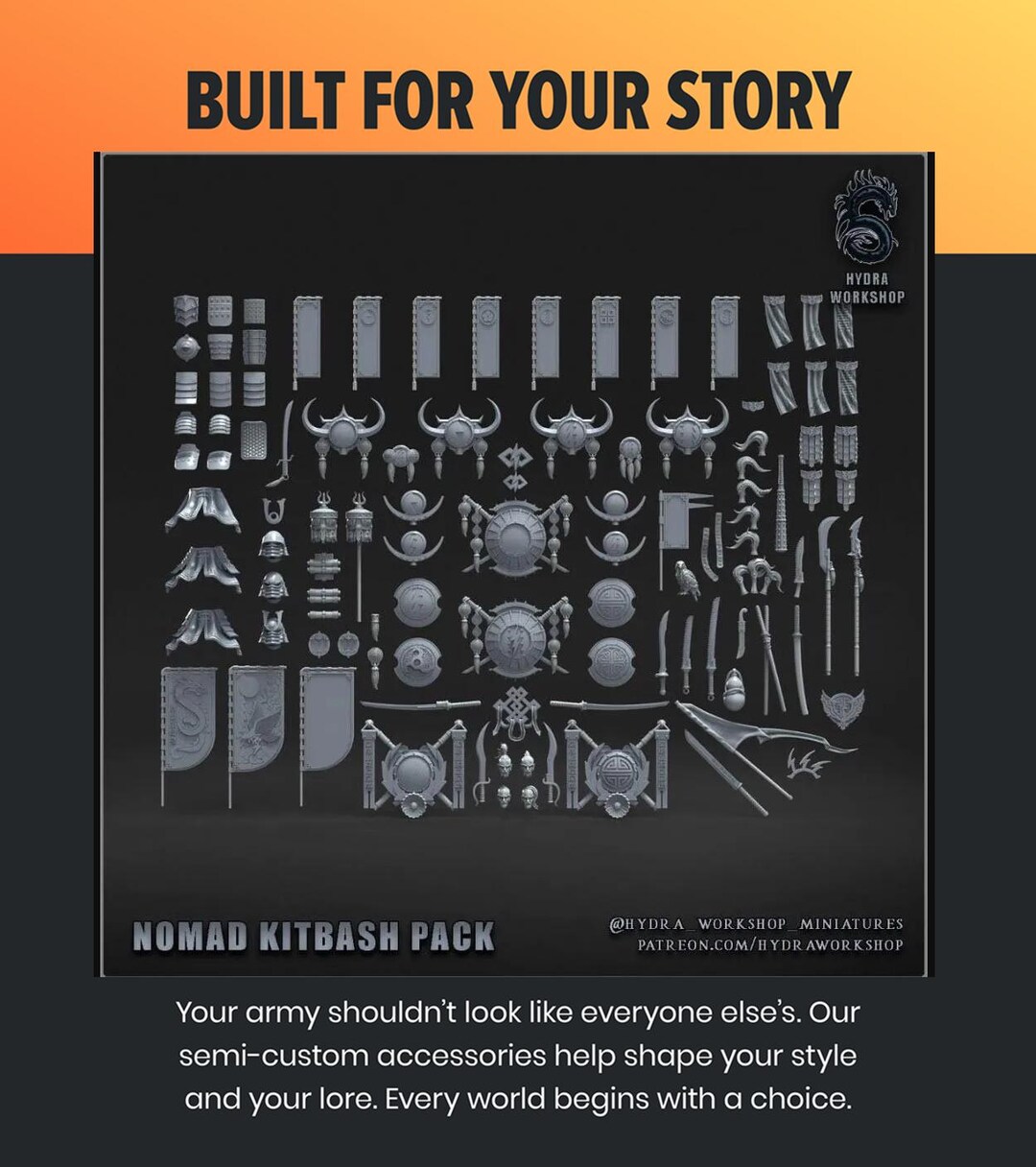 Nomad Mongol Decor Pack | Conversion Kits | Hydra Workshop | Thematic ...