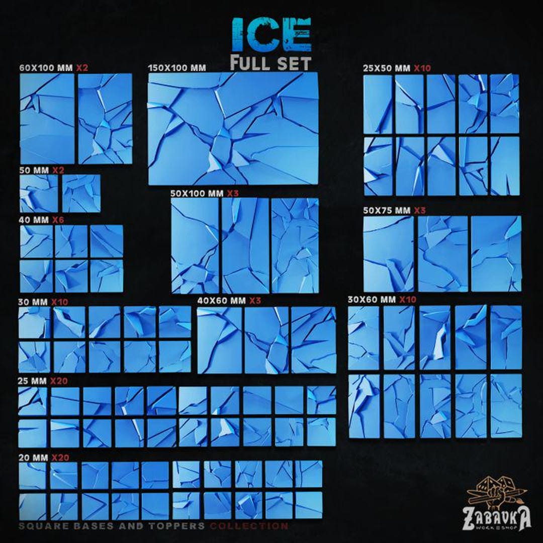 Ice Bases: Thematic Tabletop Gaming Bases - Zabavka Workshop - Etsy