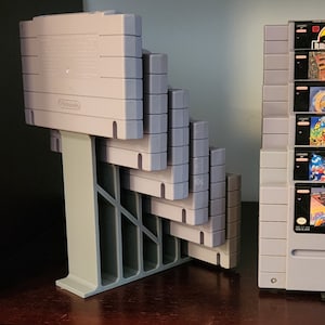 Retro Game Stand - 15 Pack - Display 90 Games! - Compatible With SNES ...