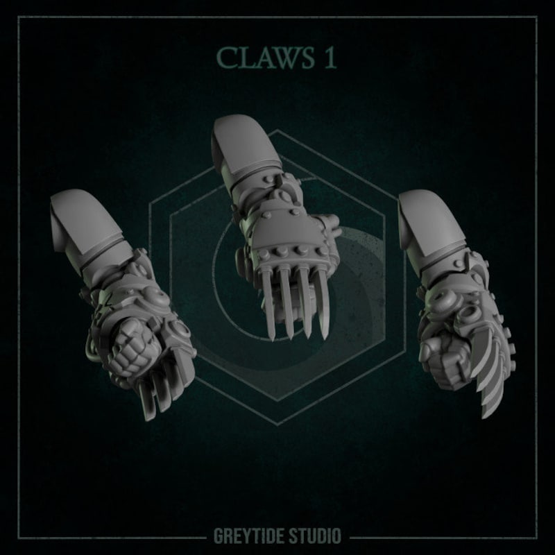 40k Lightning Claws - Etsy