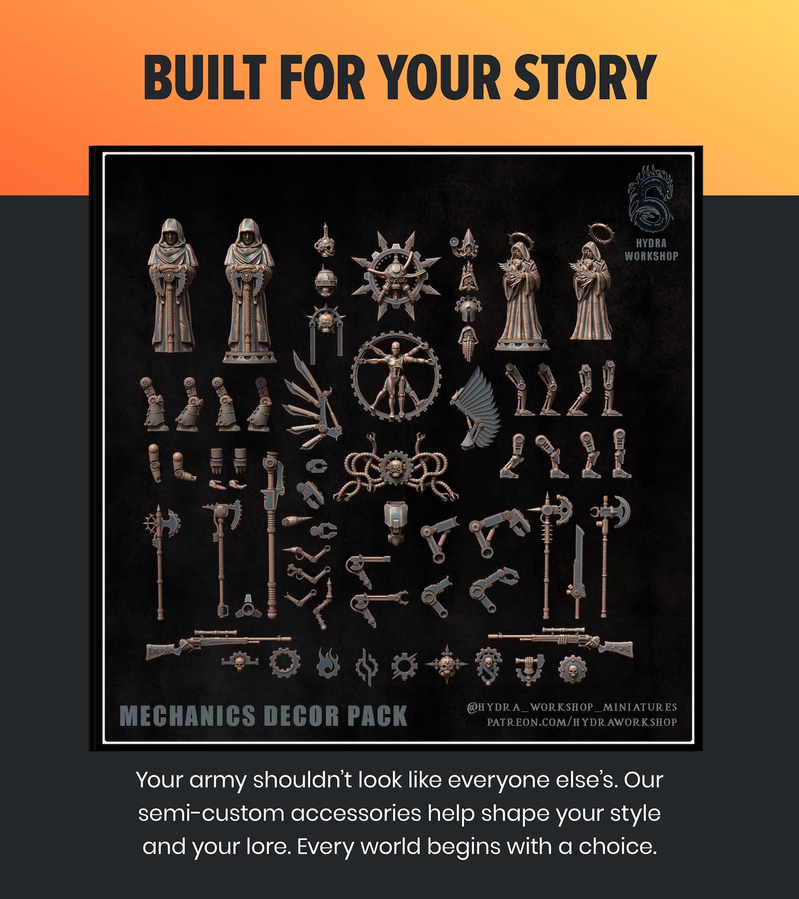 Mechanics Decor Pack | Conversion Kits | Hydra Workshop | Thematic ...