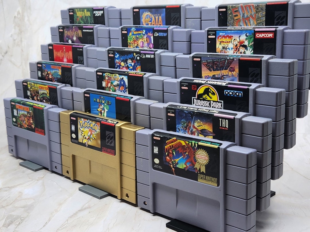 Retro Game Stand - Digital Download - Compatible With SNES, N64, SEGA ...