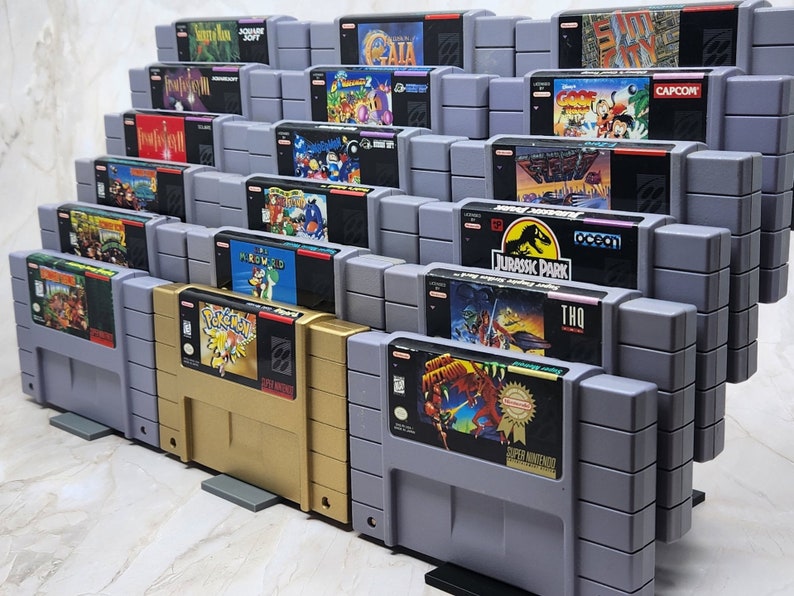 Retro Game Stand Digital Download Compatible With SNES, N64, SEGA, and ...