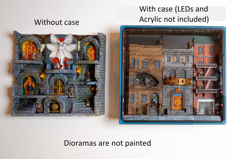High Castle Diorama for Miniature Display - Etsy