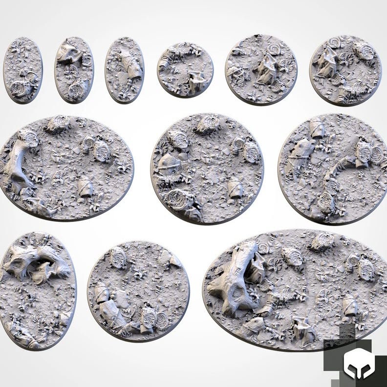 Forest Themed Tabletop Gaming Bases: Round/oval Resin Bases - Etsy