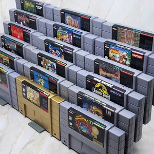 Retro Game Stand - 15 Pack - Display 90 Games! - Compatible With SNES ...