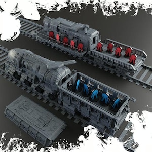Modular Grimdark War Trains | Imperial Ironclad | Terrain System for 28 ...