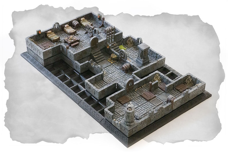 Dungeon Blocks Vol. 1: 32mm Scale Tabletop Terrain - Etsy
