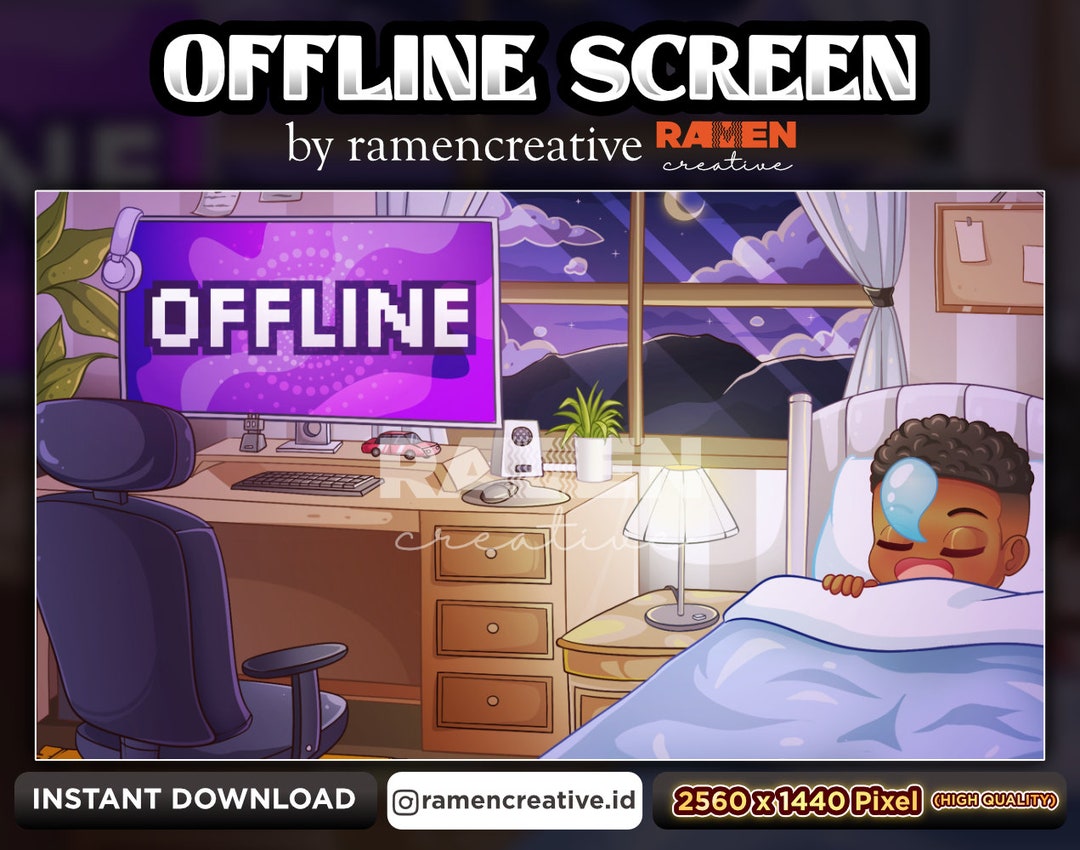 Twitch Offline Screen, Boy Twitch Offline Screen , Offline Scene ...