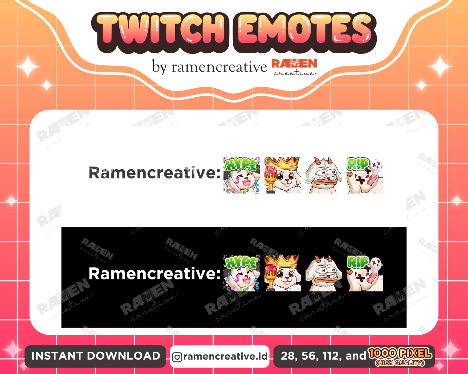 Goat Twitch Emotes , 12 Goat Emotes, Twitch Emotes, Discord Emotes ...