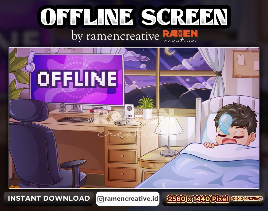 Twitch Offline Screen, Boy Twitch Offline Screen , Offline Scene ...
