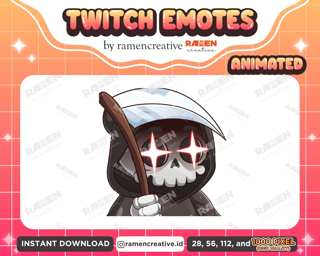 Animated Reaper Twitch Emotes , Reaper Emotes, Twitch Emotes, Discord ...