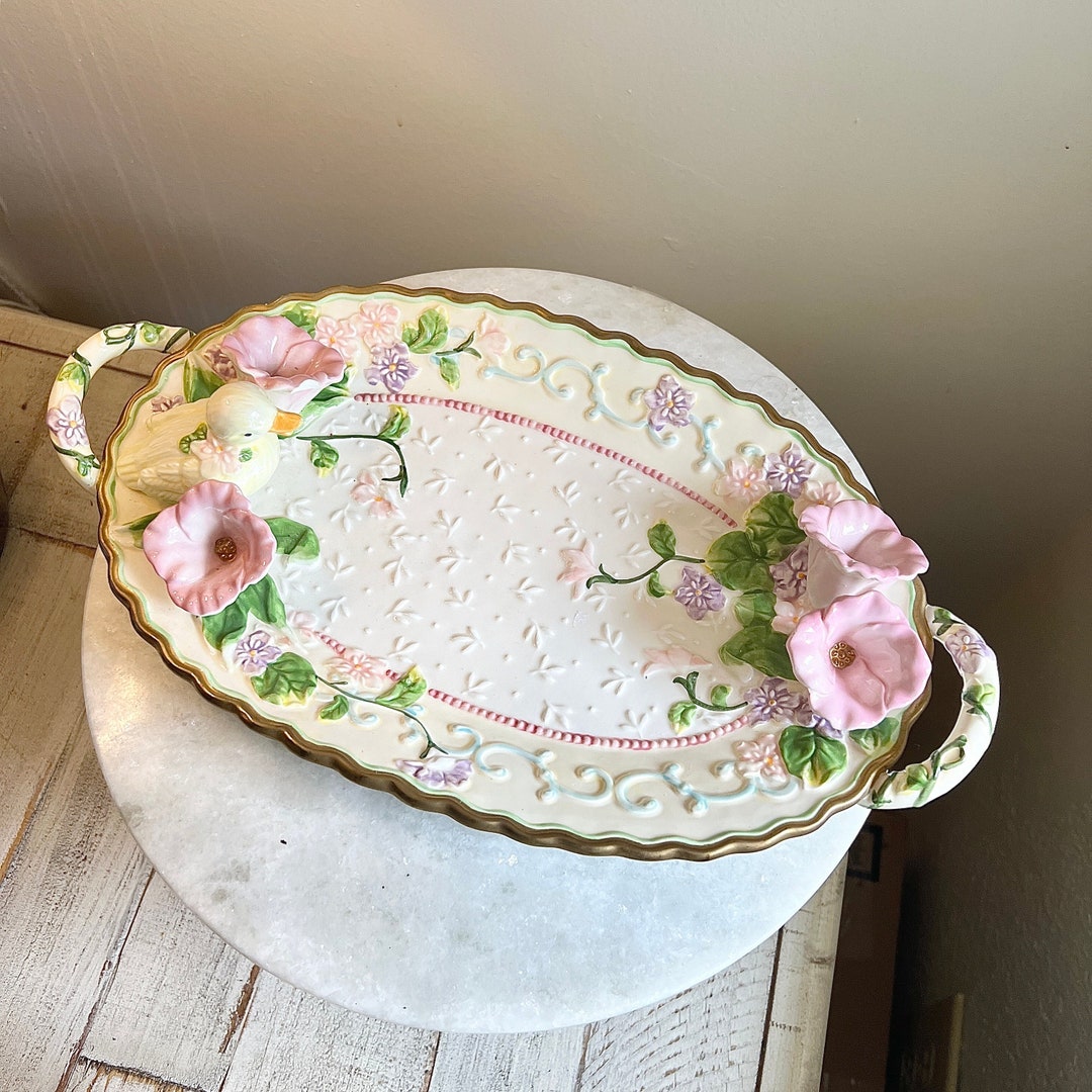 Avon 2001 Tray, Avon Easter Platter, Avon Easter Tray, Avon Collection ...