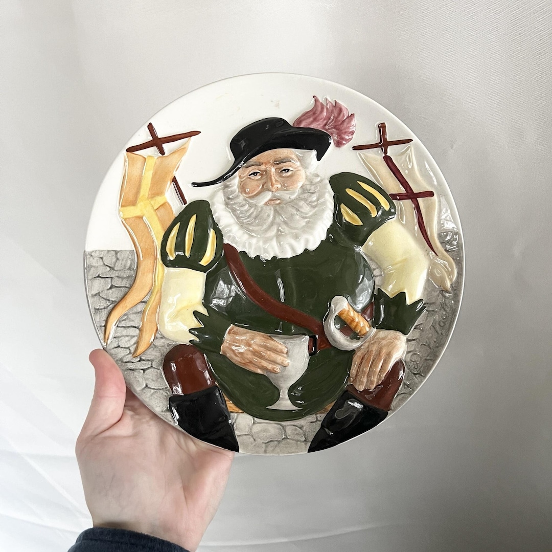 Vintage Davenport Plate, Vintage Toby Falstaff, Original Toby Plate ...