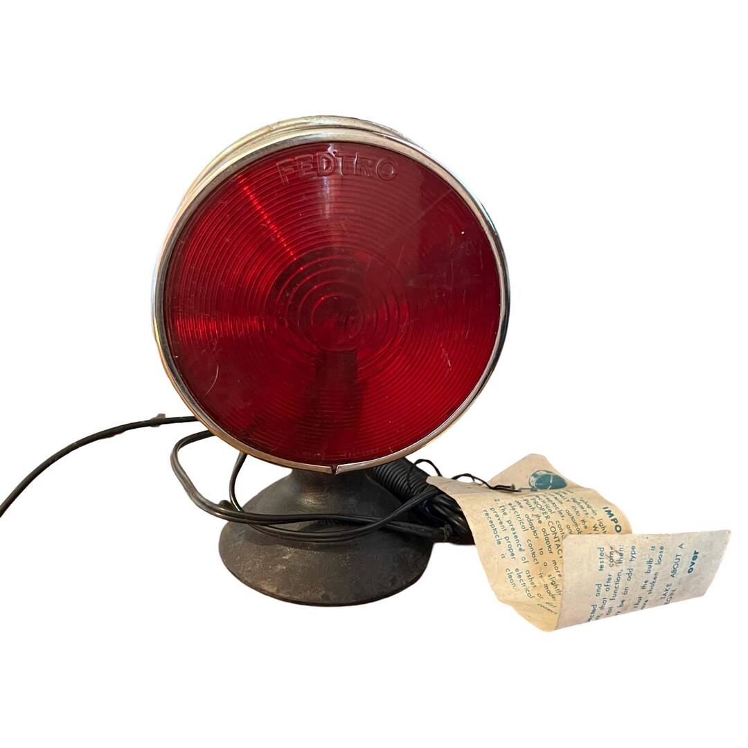 Vintage Fedtro, Vintage Light, 1950s Emergency Light, Fedtro Emergency ...