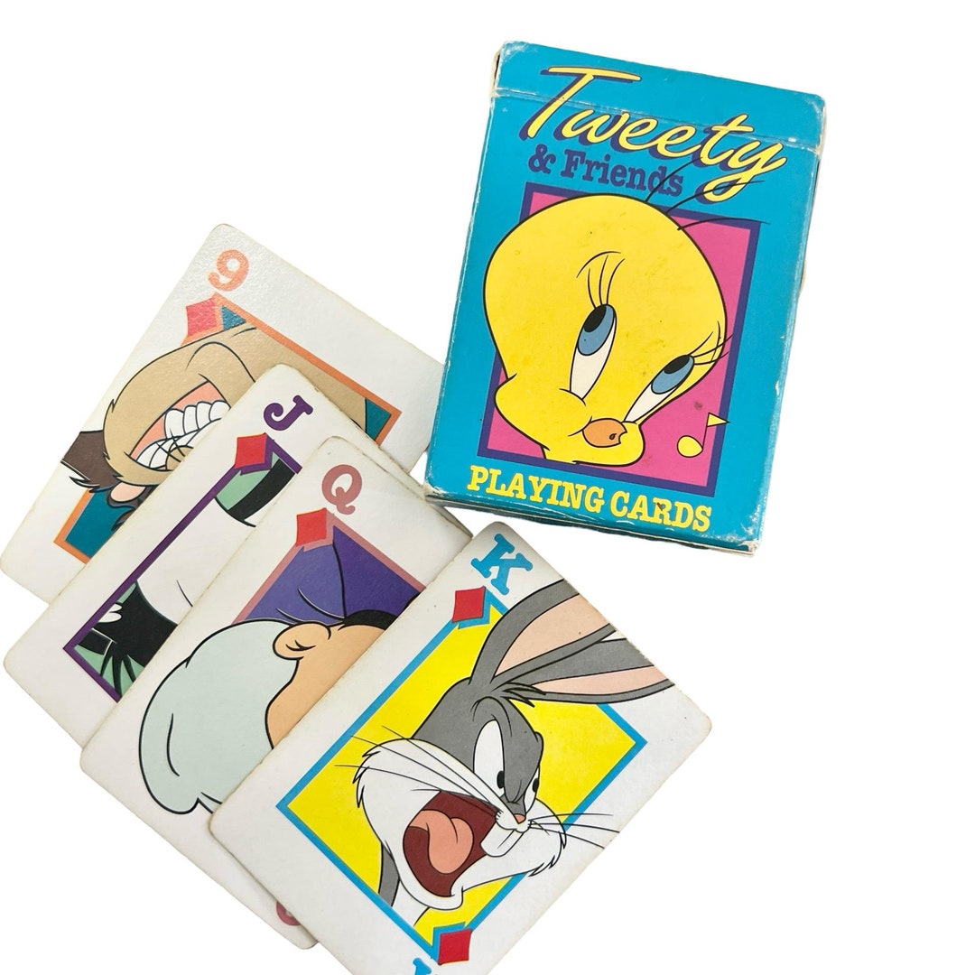 1994 Playing Cards, Tweety and Friends Cards, Looney Tunes Card Set ...
