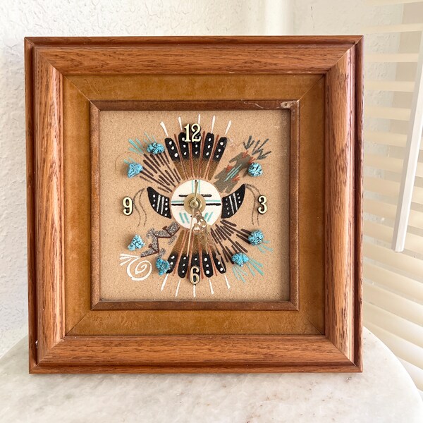 Turquoise Clock - Etsy
