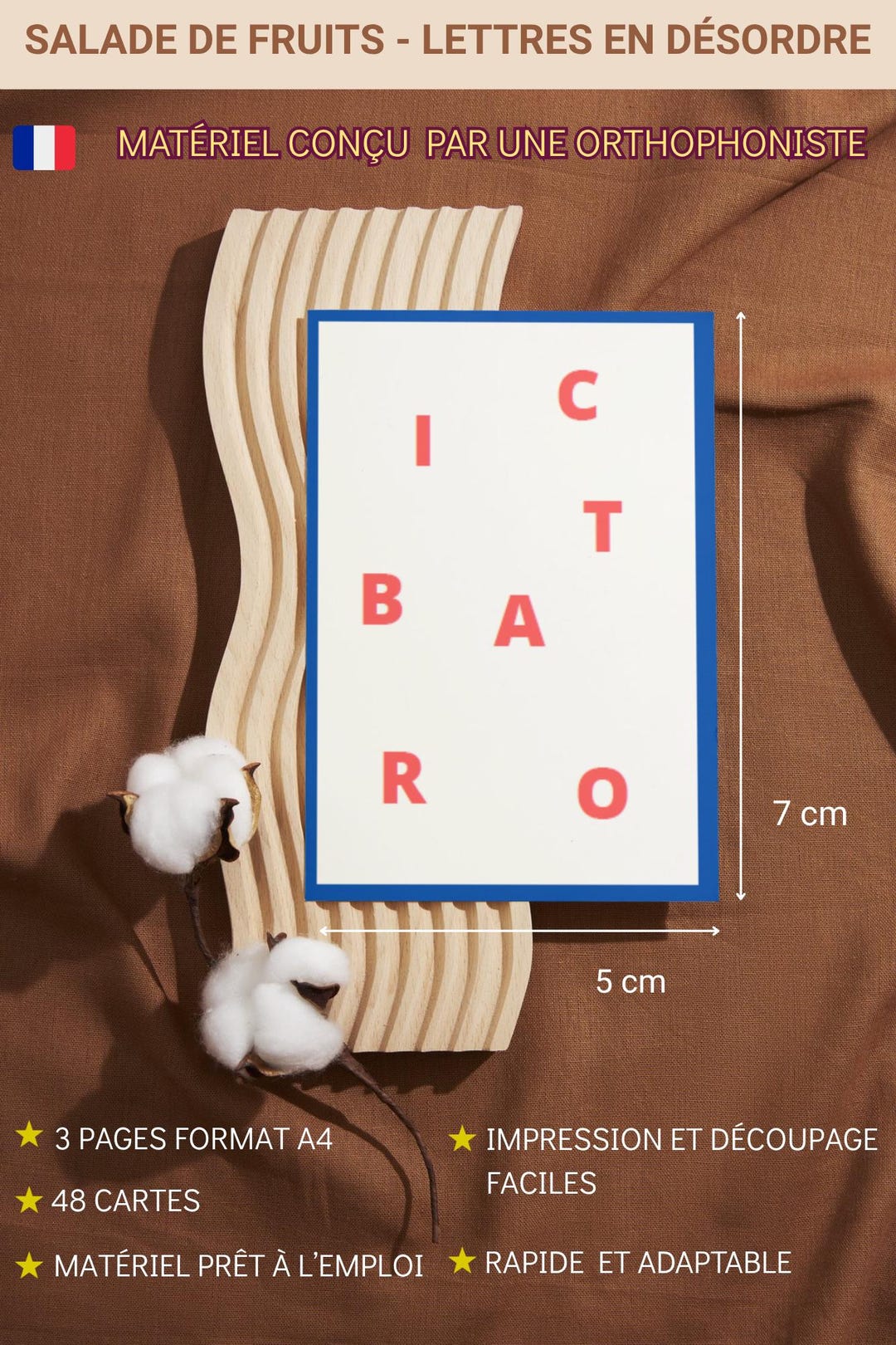 Speech Therapy Game - Fruit Salad - French - Language Development ...