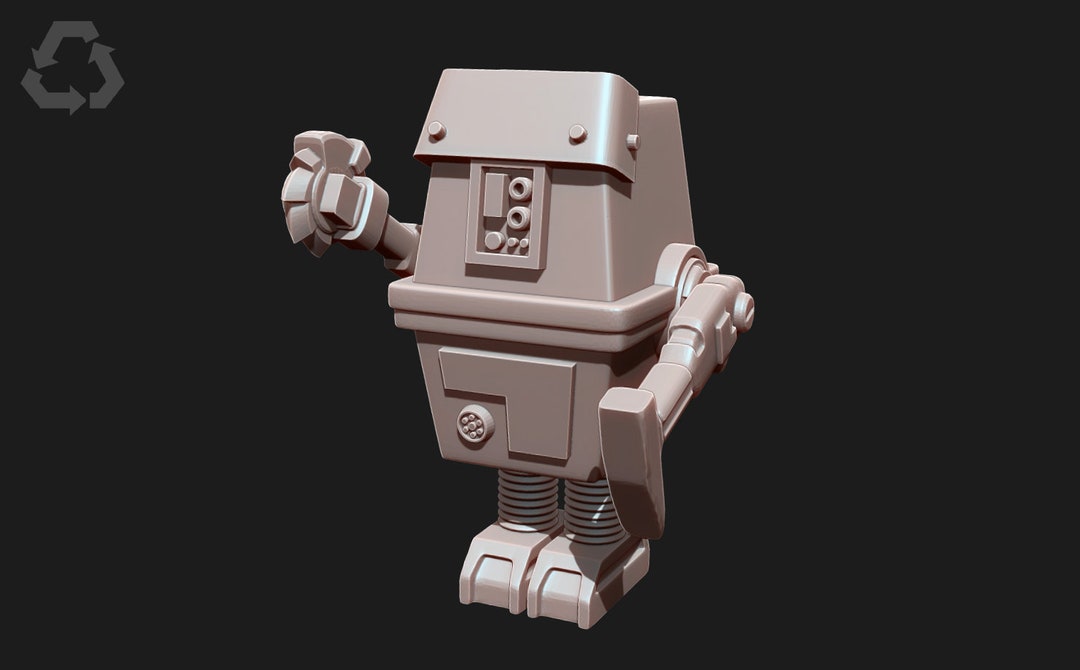 Fighting Gonk Droid A 3D Print STL Star Wars Legion and 3.75 Action ...