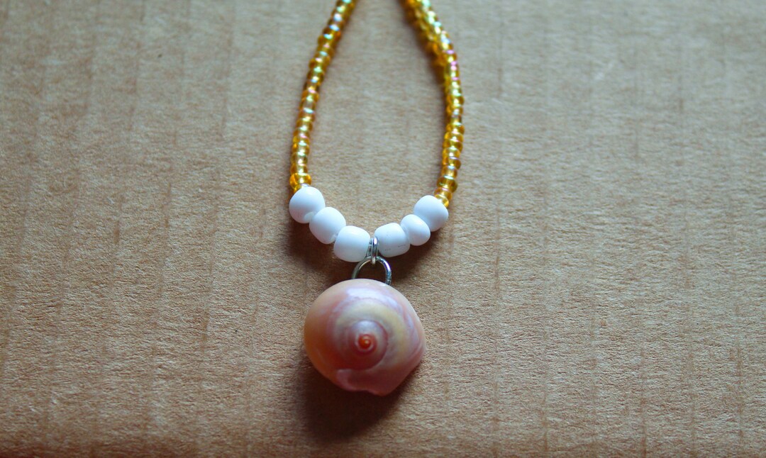 Moon Shell Choker Necklace - Etsy