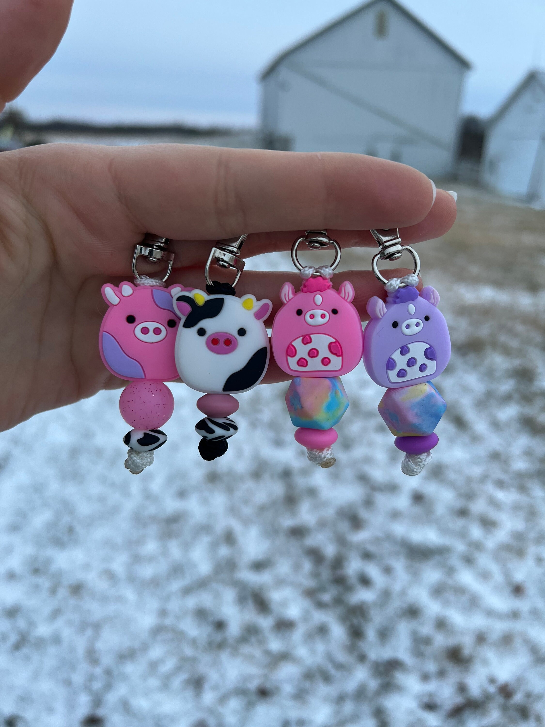 Squish Keychains - Etsy