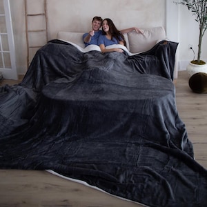 Oversized 10ft Sherpa Blanket: Extra Large Plush Fleece Blanket - Etsy