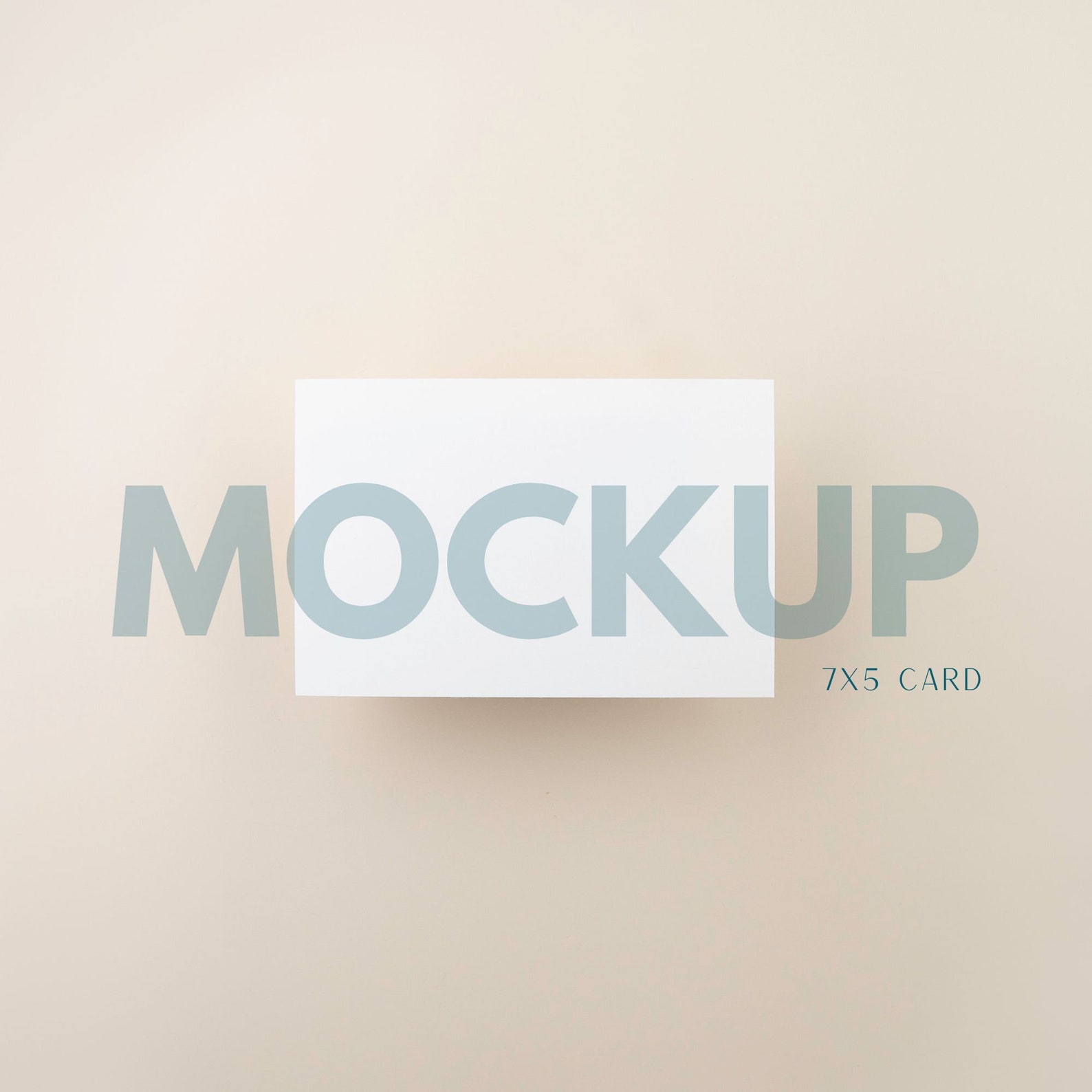 Minimalist Mockup 7x5 Card Digital Download - Etsy