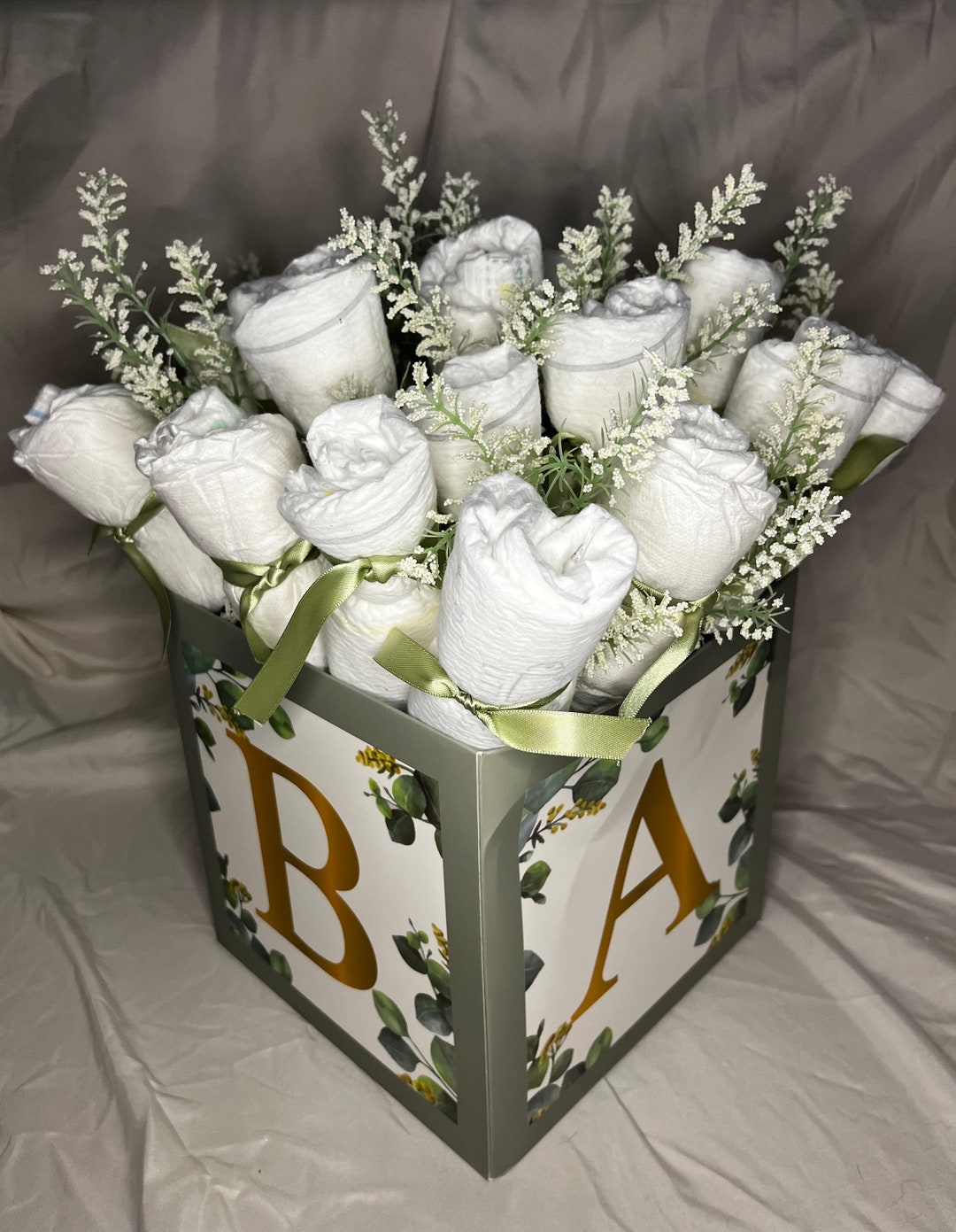 Baby Arrangements, Flower, Diaper , Boy, Girl, Gender Reveal, New ...