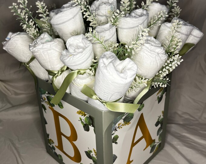 Baby Arrangements, Flower, Diaper , Boy, Girl, Gender Reveal, New ...