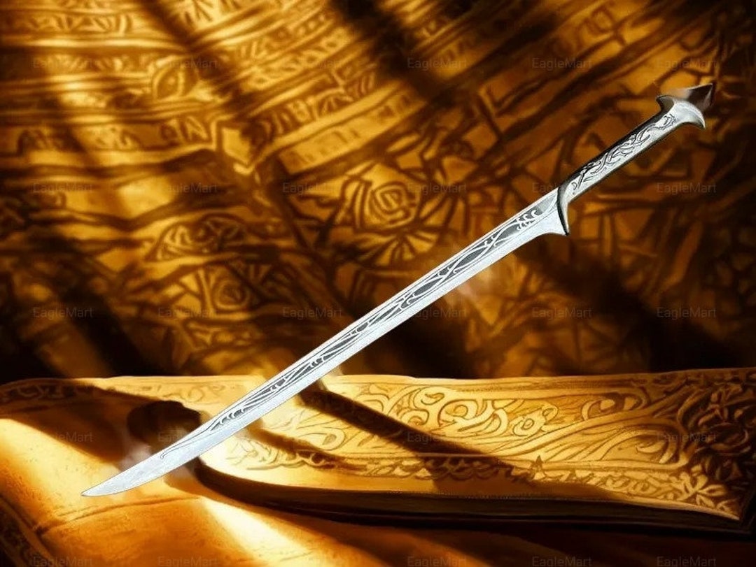 Long Sword Wall Mount Decor Replica Sword Fantasy Swords - Etsy