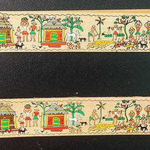 Handcrafted Pattachitra Bookmarks From Odisha Set of 2, Indian ...