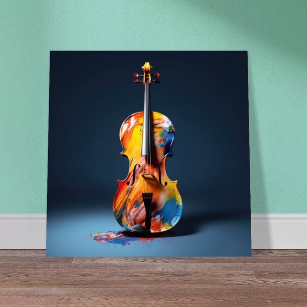 Artistic Music Poster - Etsy