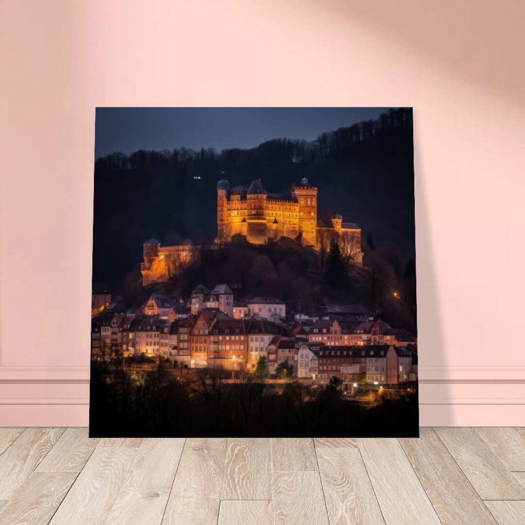 Beautiful Realistic Monument Photography Wall Art Heidelberg - Etsy