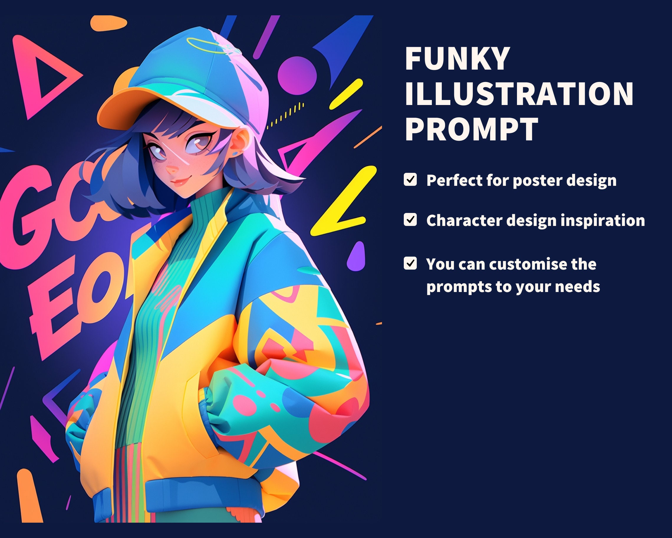 Funky Character Illustration Midjourney Prompt Guide, Beginner-friendly ...