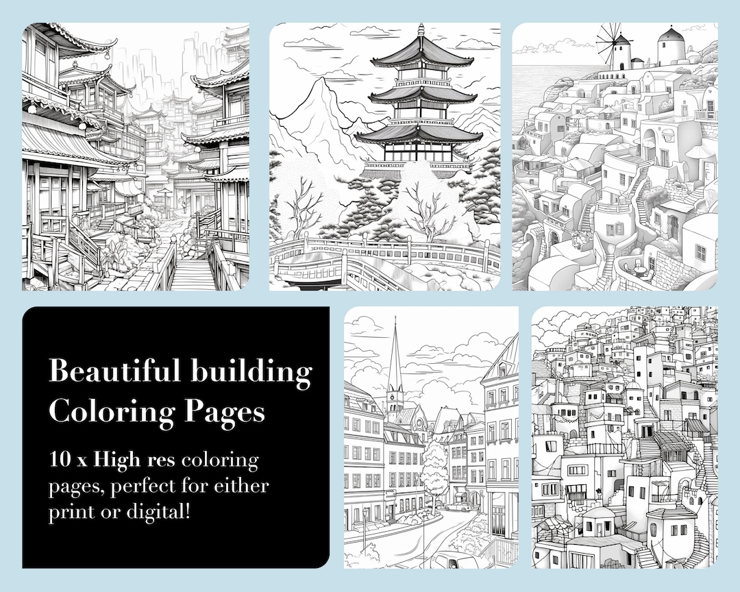 10 Building High Res Coloring Pages 25 Blooming Fairy Homes Coloring ...