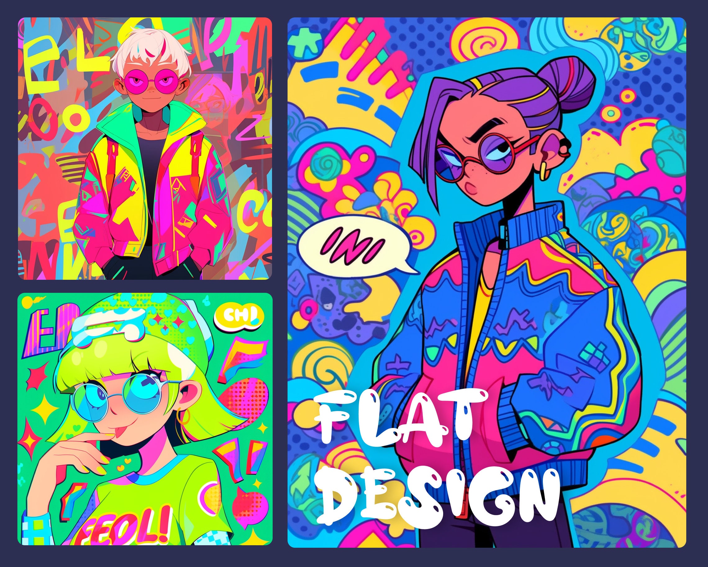 Funky Character Illustration Midjourney Prompt Guide, Beginner-friendly ...