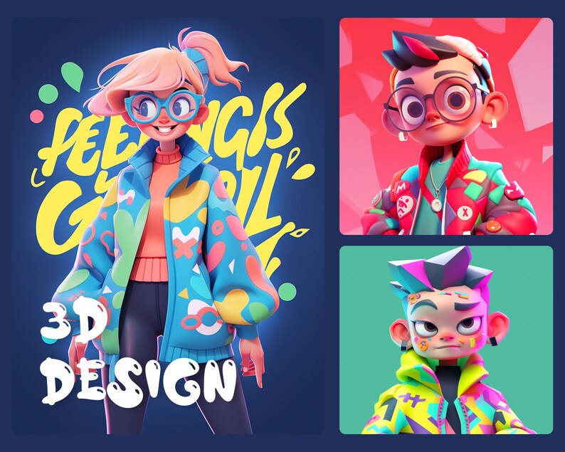 Funky Character Illustration Midjourney Prompt Guide, Beginner-friendly ...