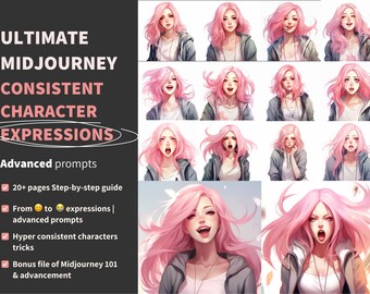 10 Millions of Consistent Character Midjourney Prompting Guide and Tricks Step-by-step ...