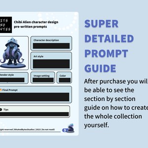 Chibi Alien 3D Character Design Midjourney Prompts Tricks, 3D Character ...
