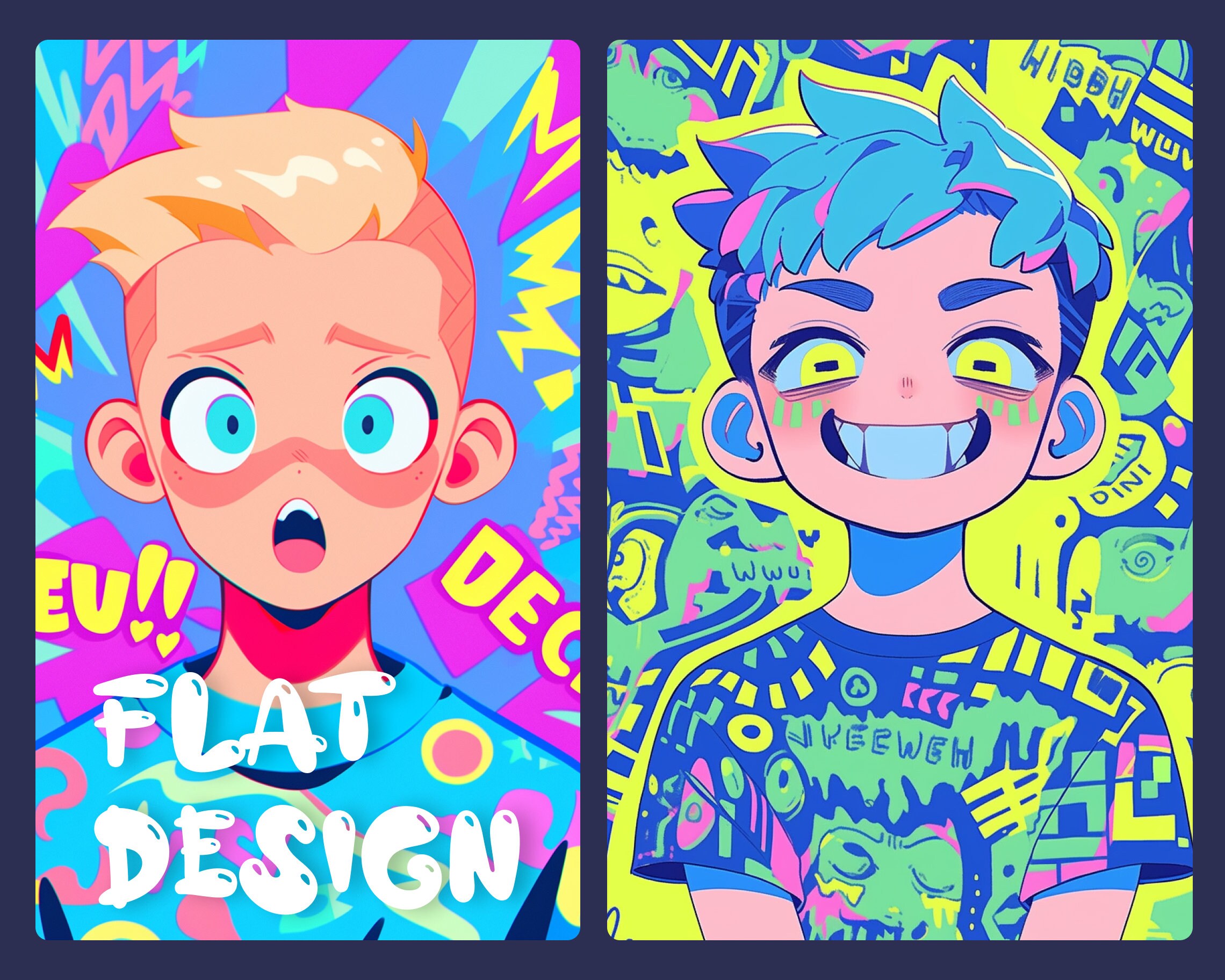 Funky Character Illustration Midjourney Prompt Guide, Beginner-friendly ...