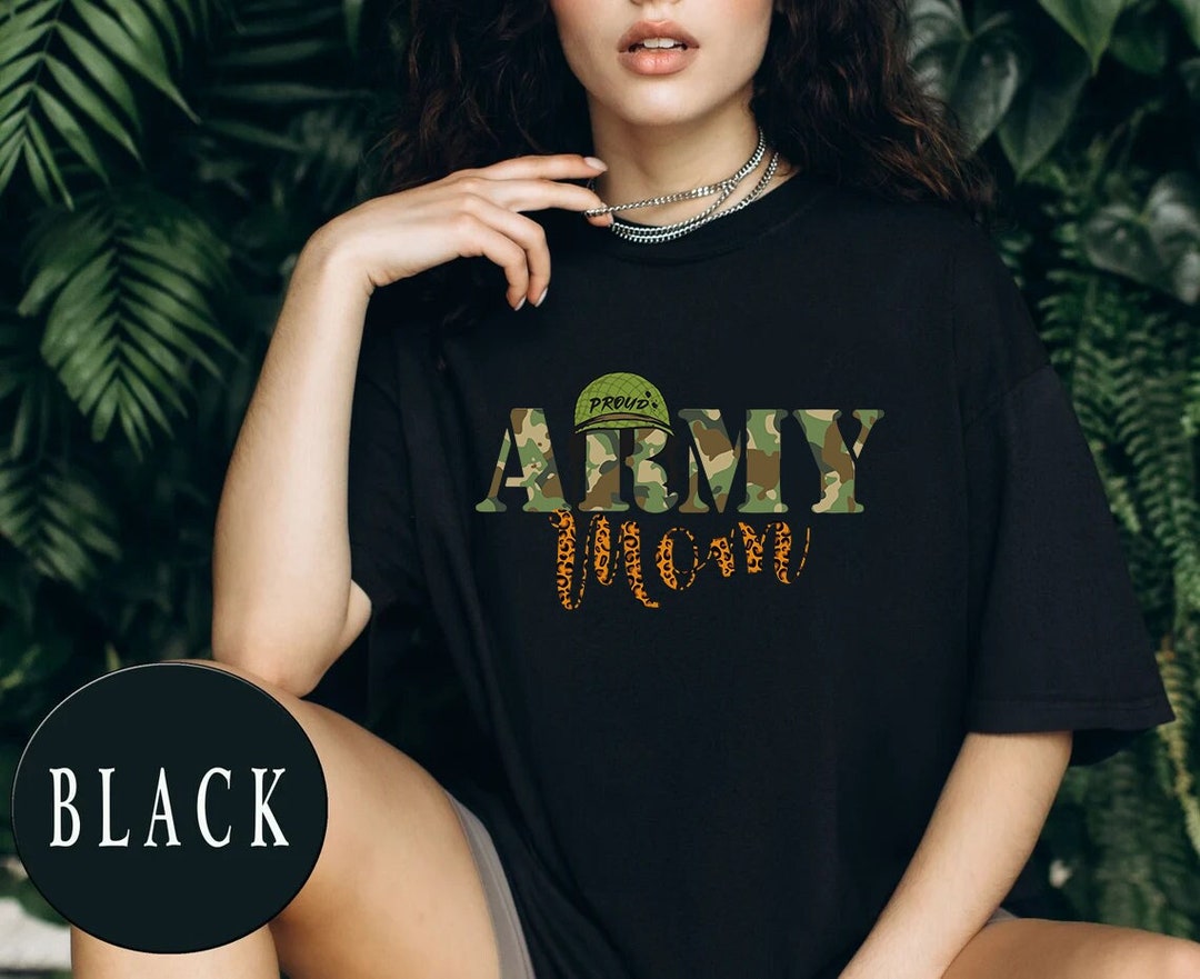 Custom Army Mom Shirt, Proud Army Mom Shirt, Military Mom Shirt, Gift ...