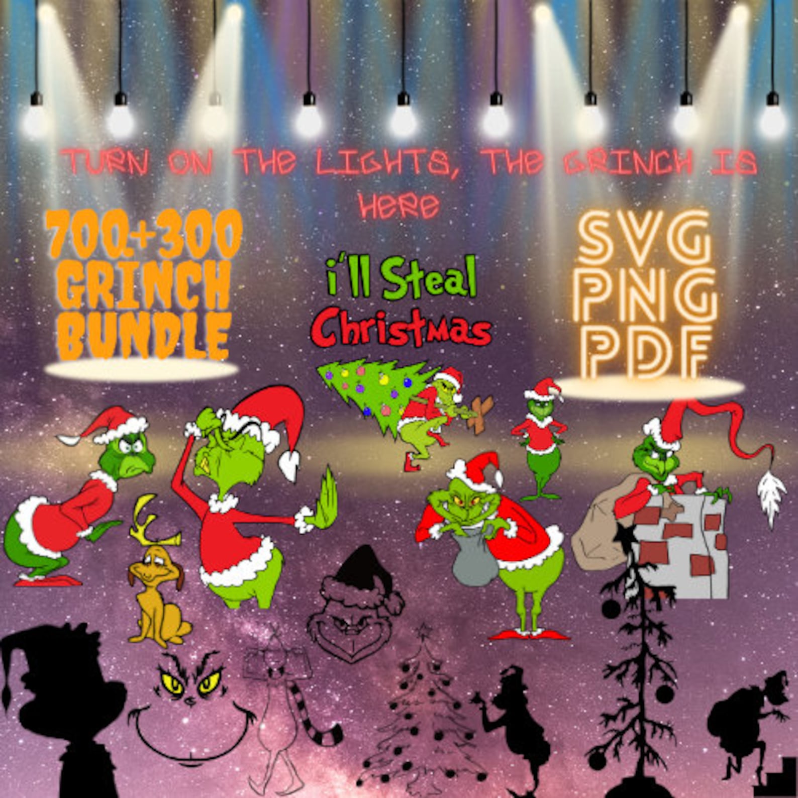 Grinch Face Svg Bundle Grinch Png Bundle Cricut Christmas Svg My