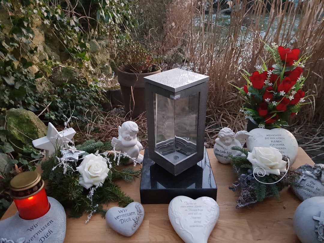 Aluminum, Gray, Grave Light, Grave Lamp, Grave Lamp, Cemetery Light ...