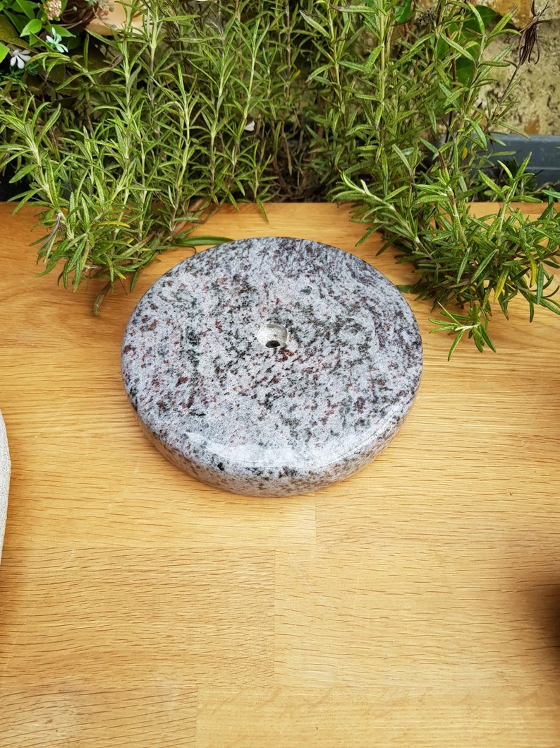 Orion, Granite Base, Round, Granite Base With Hole, Grave Lantern Base ...