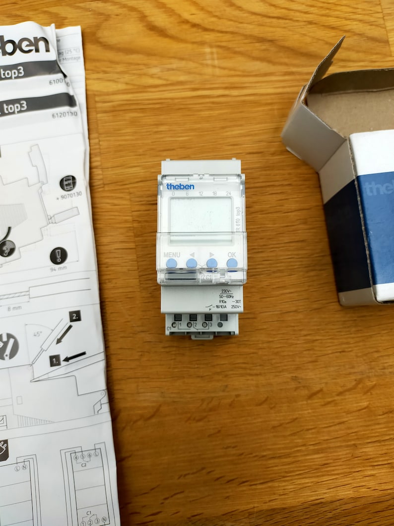 Digital Timer Theben TR 610 Top3, Brand Theben, Including Manual, NEW PRODUCT, - Etsy
